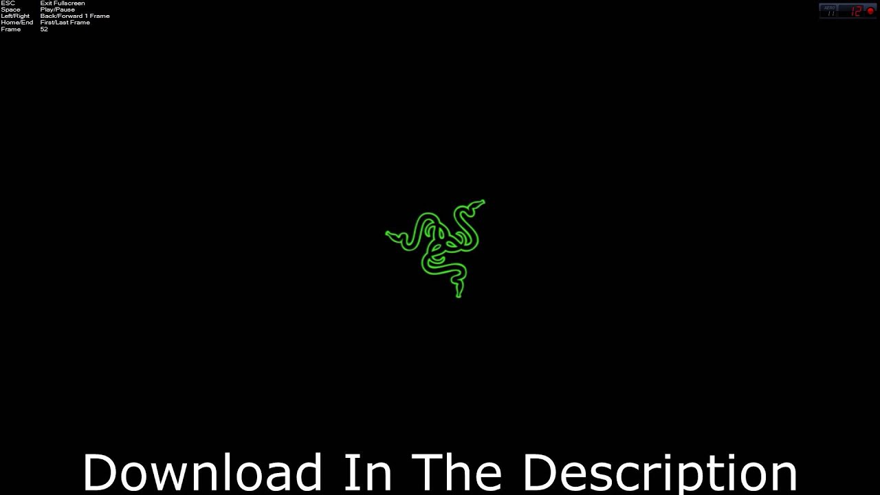 Razer Glowing Boot Skin [Windows 7] 16:9 - 4:3 - YouTube