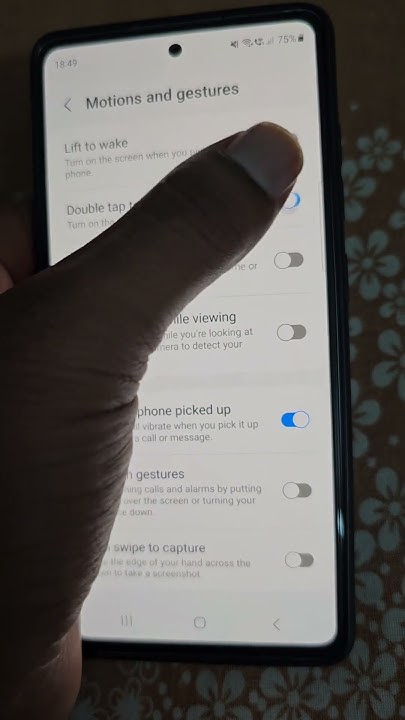 Enable double tap to turn screen on off in android - YouTube