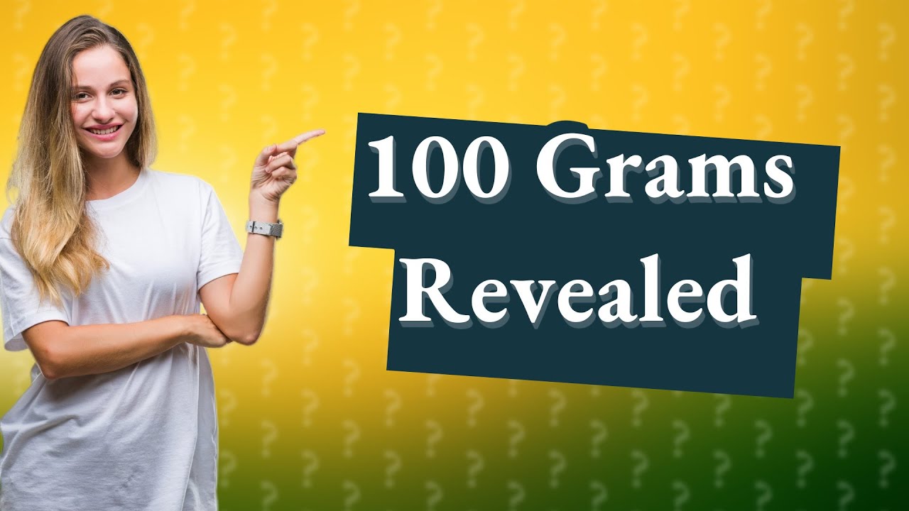 What weigh 100 grams? - YouTube
