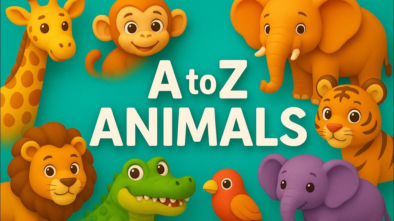 Alphabet song | Learn ABC with Cute 3D Animals | Alphabet Song | Vihoo ...