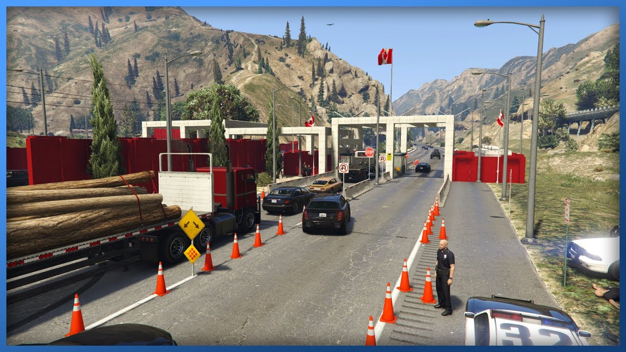 GTA V Mod Install: Border Checkpoint - YouTube