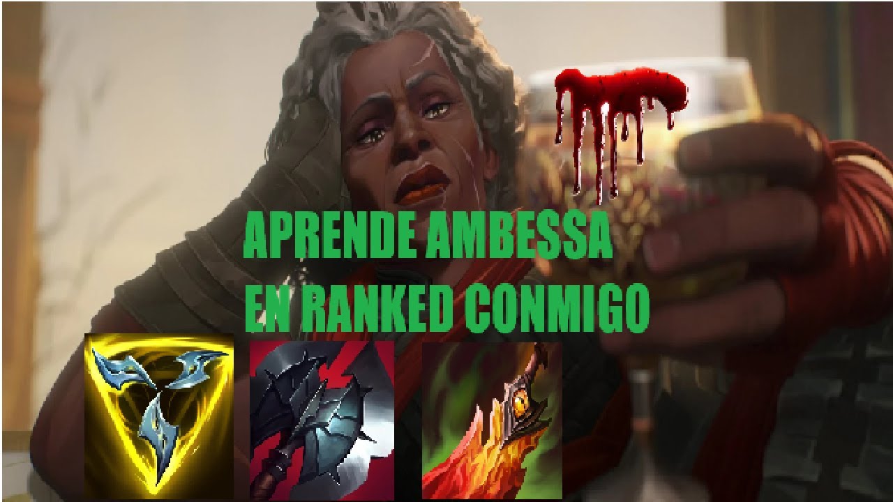 ROAD TO GRANDMASTER EN WILD RIFT CON AMBESSA, PRIMERISIMA VEZ EN RANKED ...