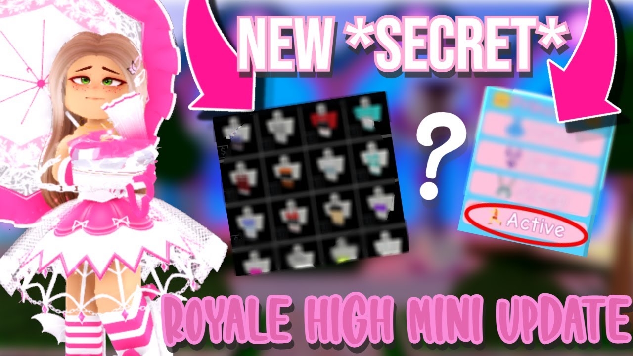 New Mini SECRET ROYALE HIGH UPDATE!! | royale high updates - YouTube