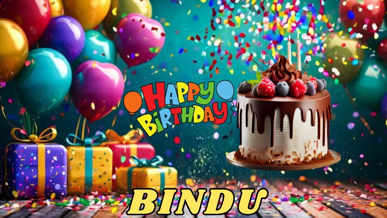 Happy Birthday Bindu, Birthday Wishes, Birthday Song, hbd - YouTube
