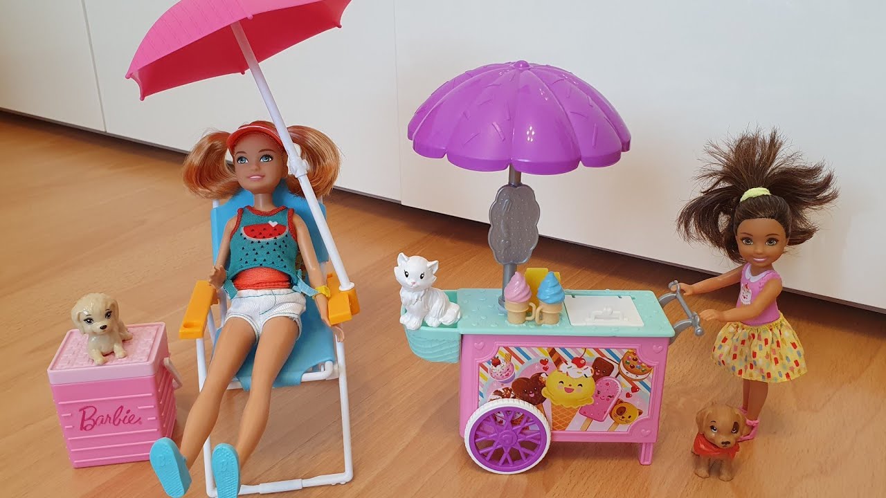 Lexi prezinta rulota cu inghetata Barbie - YouTube