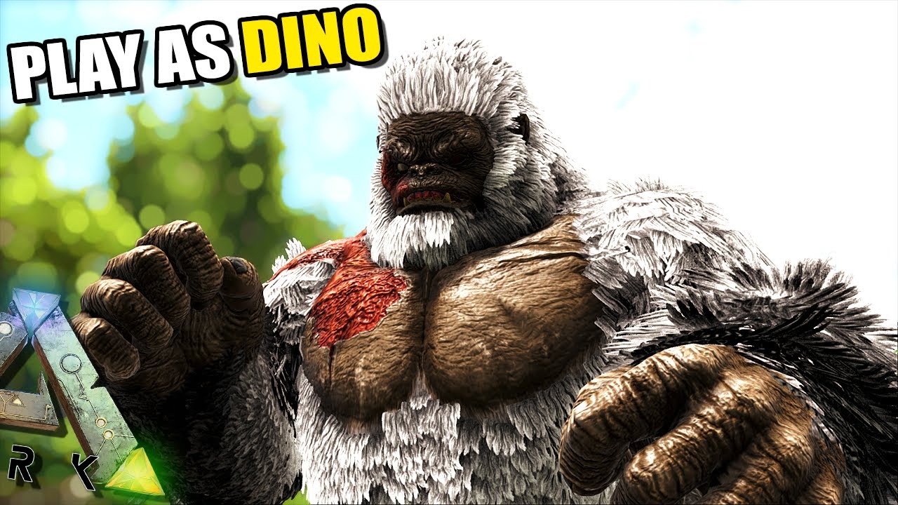 WE TAME THE GIANT BOSS MONKEY !! | PLAY AS DINO | ARK SURVIVAL EVOLVED ...