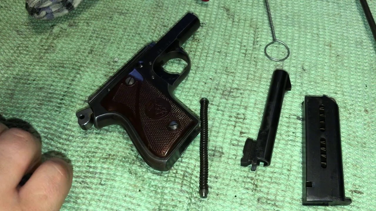 Disassemble Unique L Cal 7,65 32ACP - YouTube