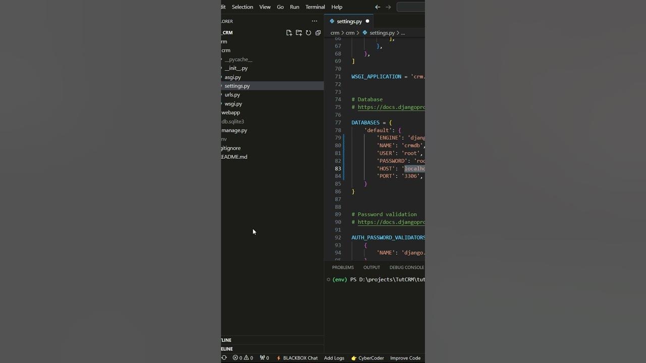 Django Real-World Project Tutorial: Build Step-by-Step | CRM | Database | S-4-3 #django # ...