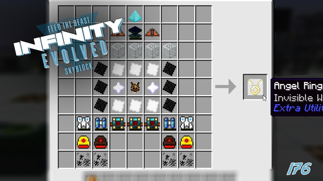 Der Angel Ring! 🎓 FTB Infinity Evolved Skyblock #176 - YouTube