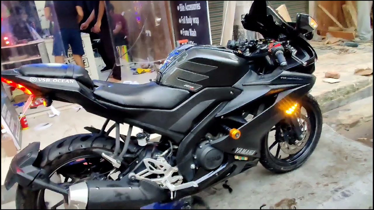 YAMAHA R15 V3 UNDERBELLY 3.0 __ best R15 V3 modification __R6 MASK ...