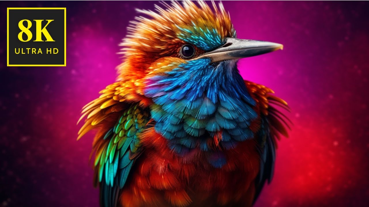 8K NATURAL BIRD (60FPS) - A collection of the BEST birds in the world ...