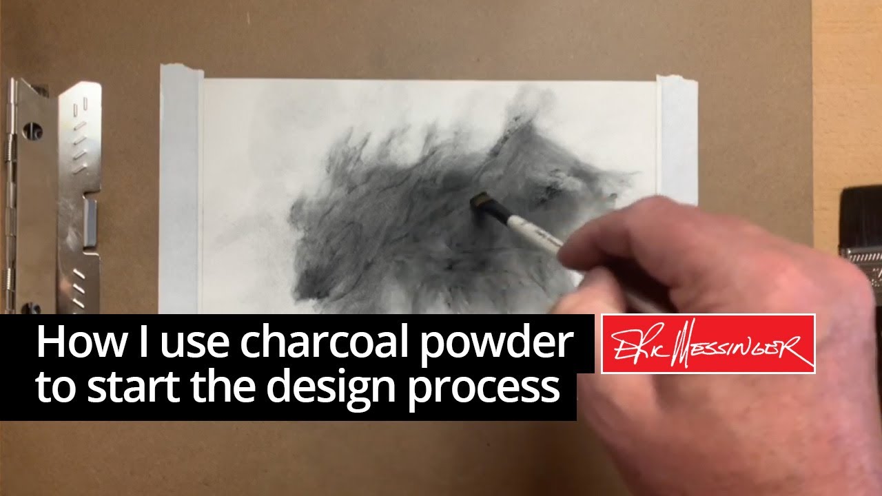 How I use Charcoal Powder to start the design process for my graphite ...