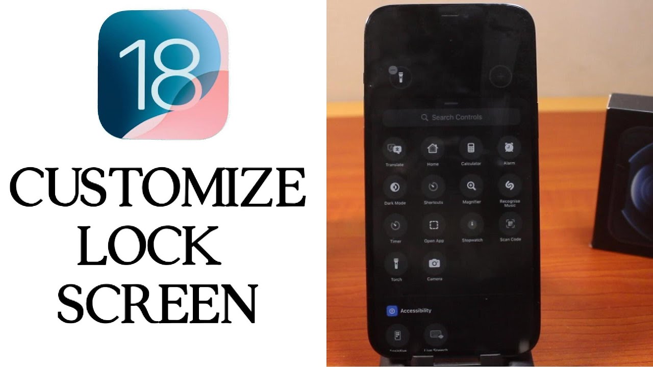 iOS 18: How to Customize Lock Screen Apps on iPhone - YouTube