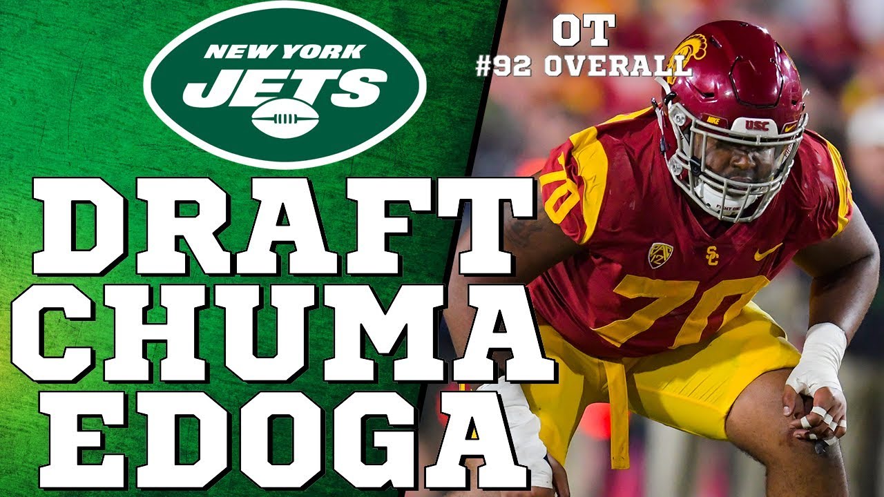 Jets Third Round Pick #92 | Chuma Edoga | OT - USC - YouTube