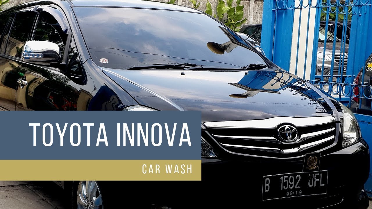 TOYOTA INNOVA (IN car WASH) - YouTube