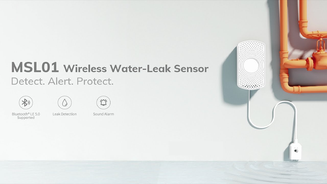 MSL01 Wireless Water Leak Sensor - Detect. Alert. Protect! - YouTube
