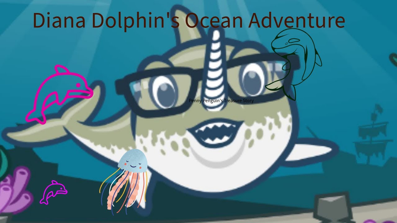 Diana Dolphin’s Ocean Adventure Story - YouTube