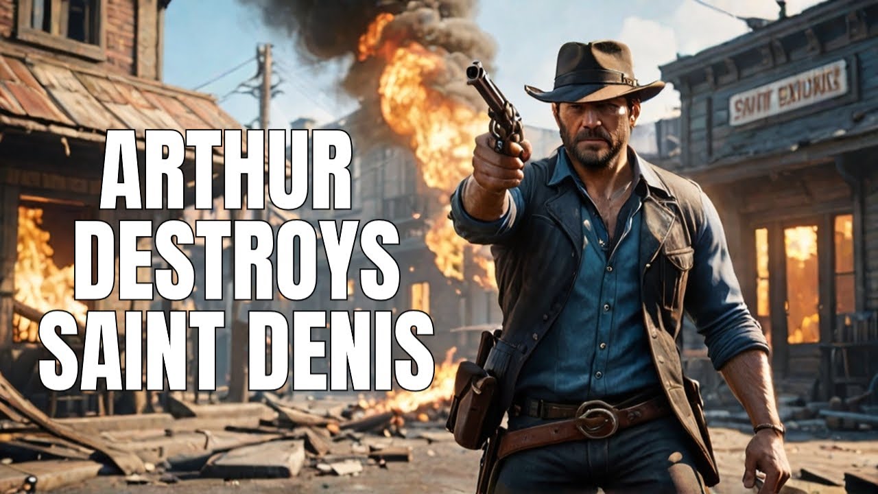 What Happens if You Raid into Saint Denis Police Dept in RDR2? - YouTube