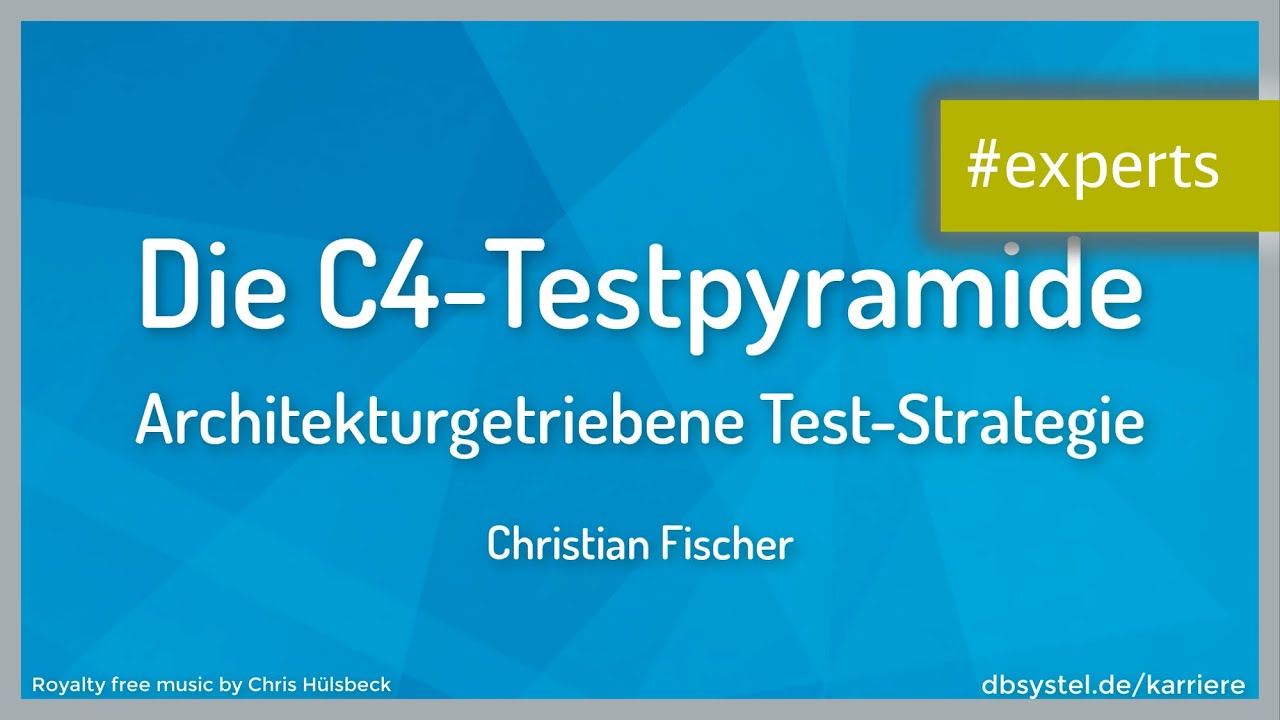Die C4-Testpyramide - eine architekturgetriebene Teststrategie - YouTube