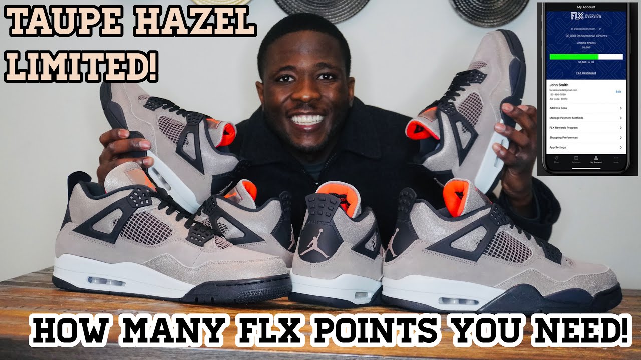 Jordan 4 Taupe Hazel were LIMITED!! How many FLX points you need to cop ...