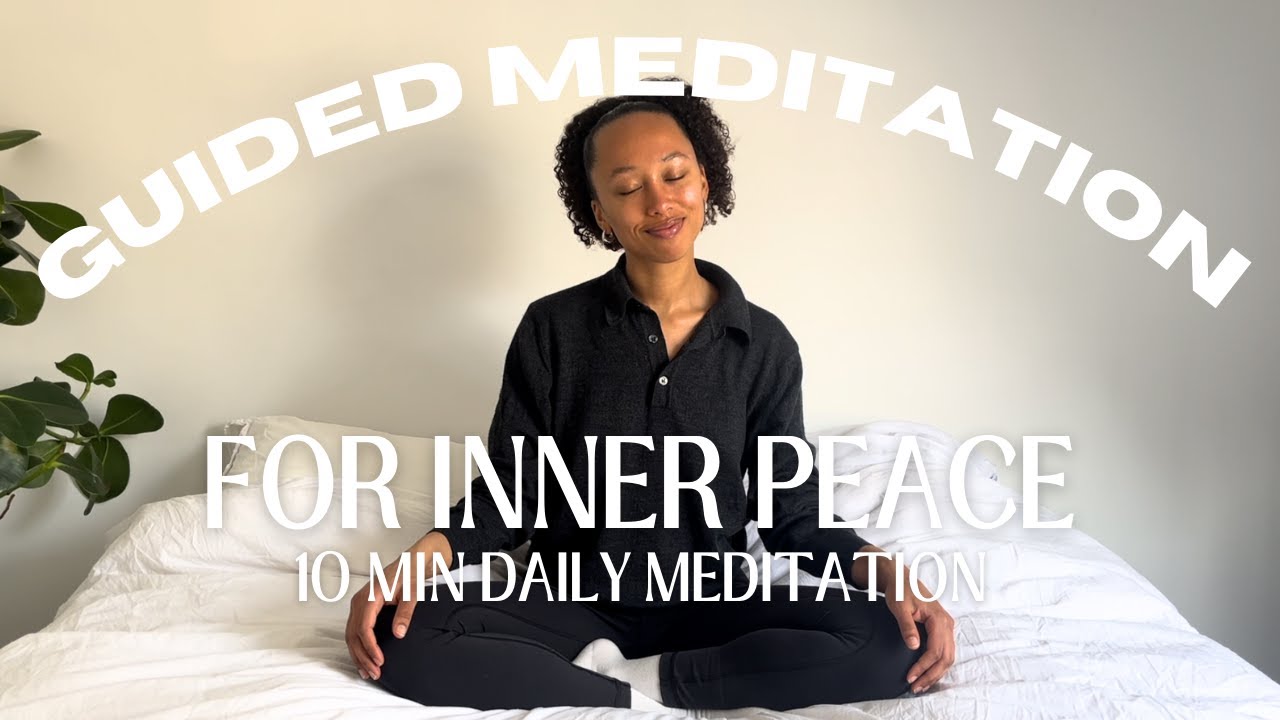 DAILY 10 MINUTE GUIDED MEDITATION FOR INNER PEACE | FEEL GROUNDED BY 22 ...