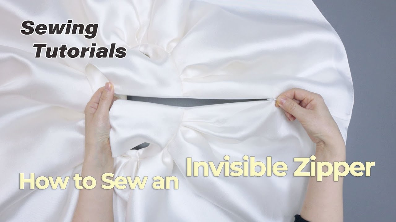 How to Sew an Invisible Zipper - Tutorial | Queen’s Sewing - sewing ...