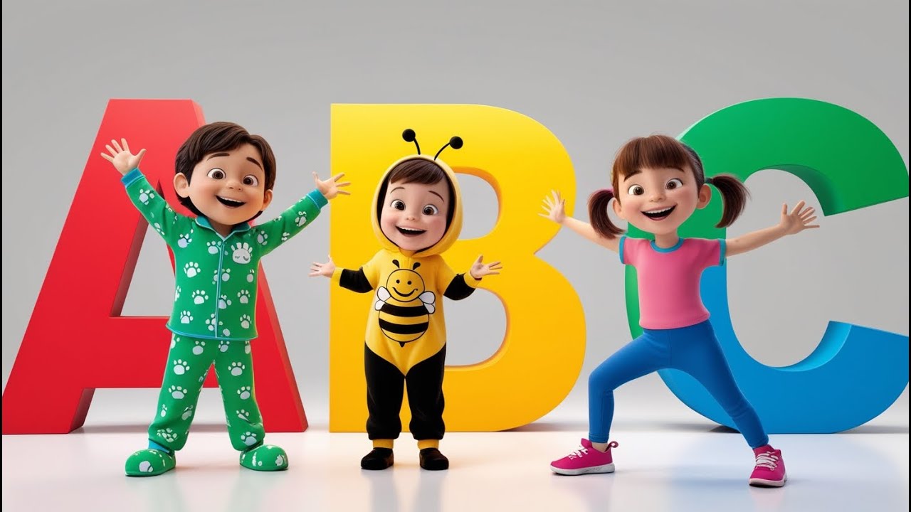 Dance Party! Fun ABC Song with Movements for Kids | Learn the Alphabet ...