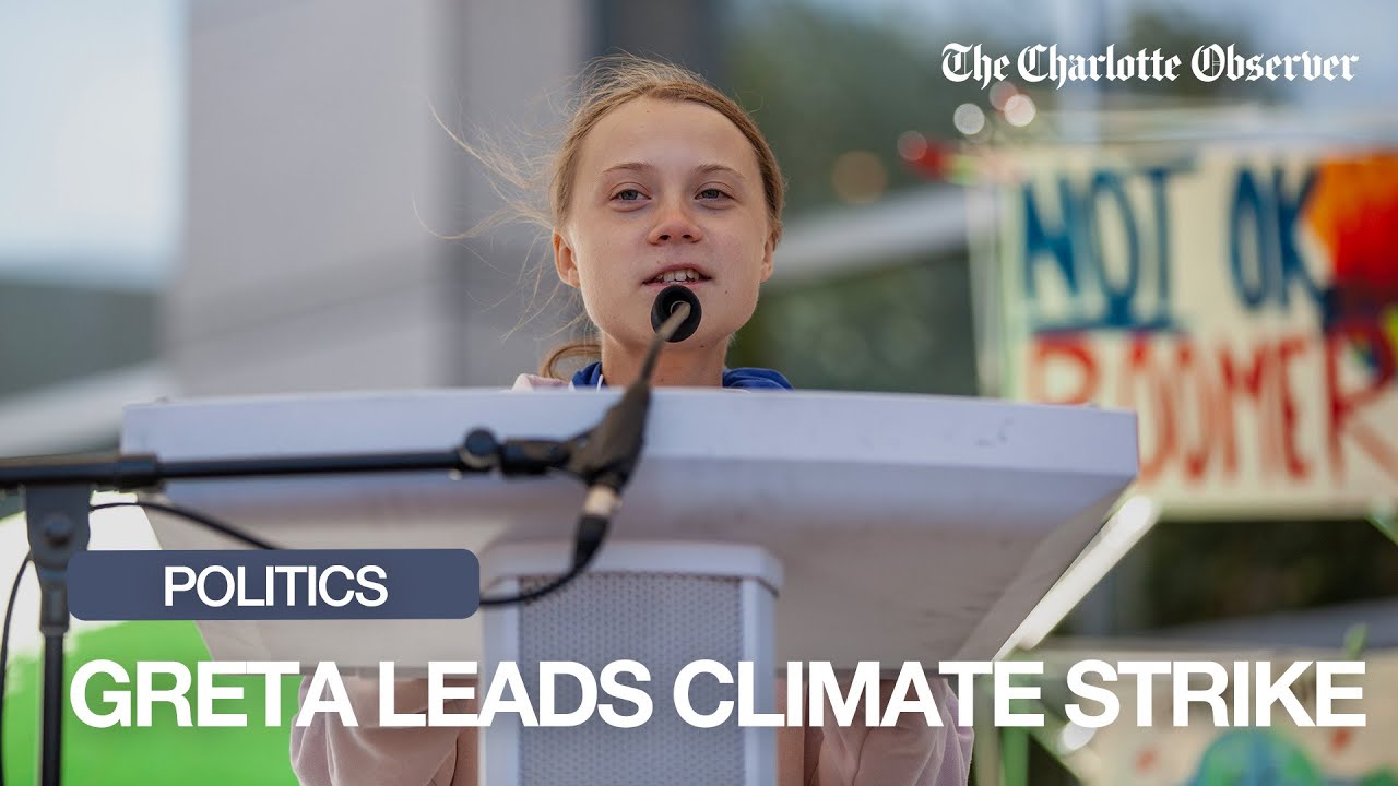 Greta Thunberg inspires climate action during a speech in Charlotte ...