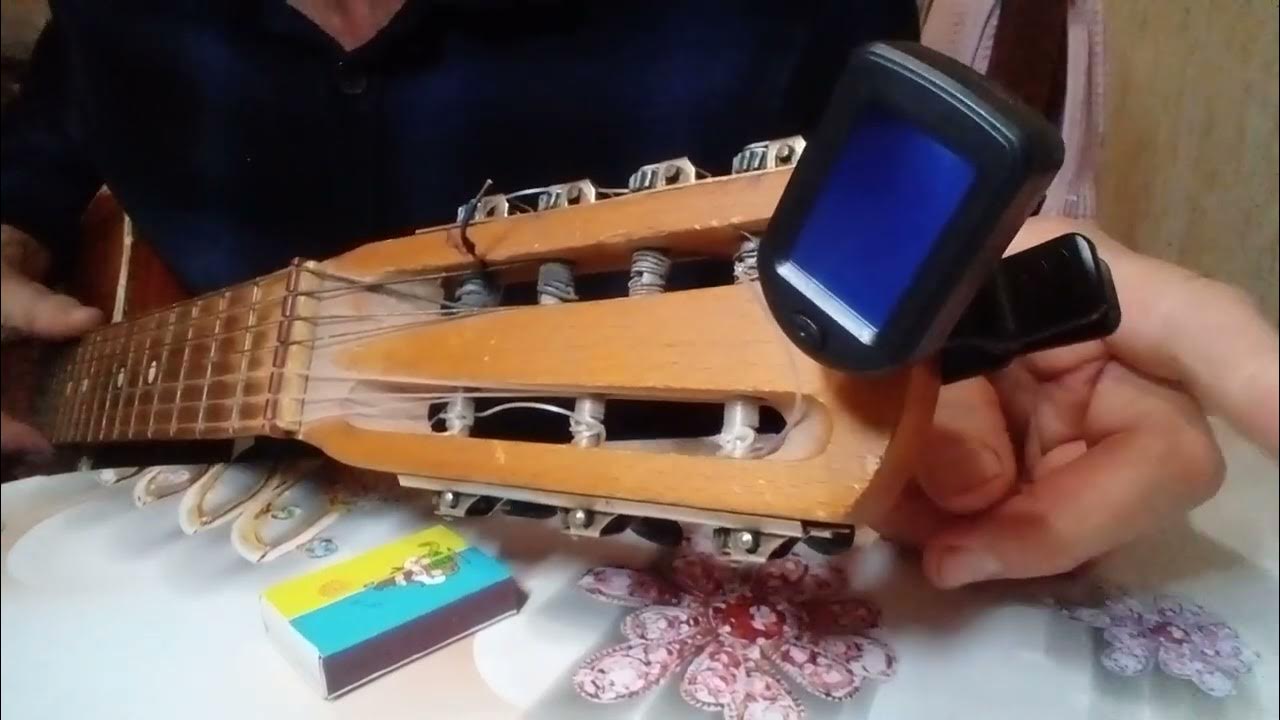 Гитарный тюнер с Алиэкспрес ( прищепка). - YouTube