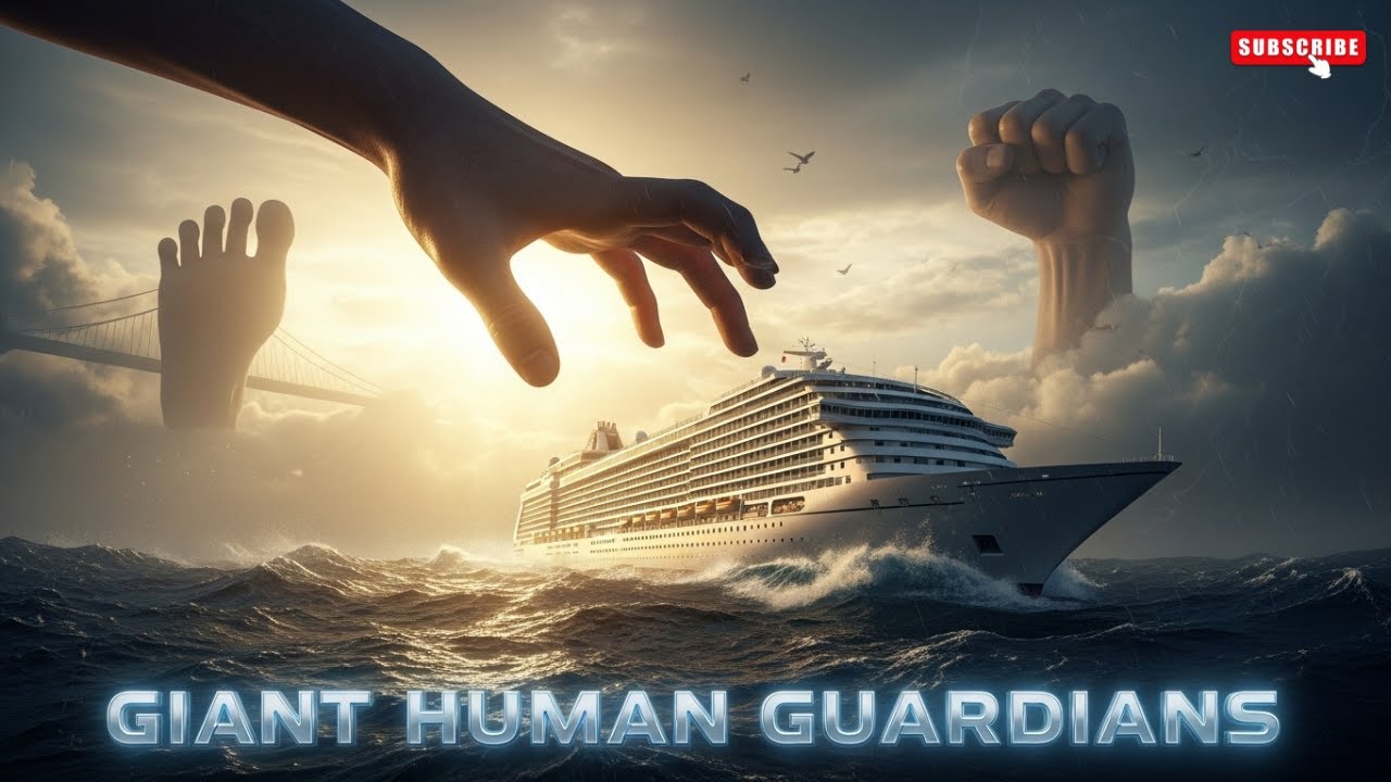 AI Film: Giant Human Anatomy as Guide, Protector, Servants - YouTube