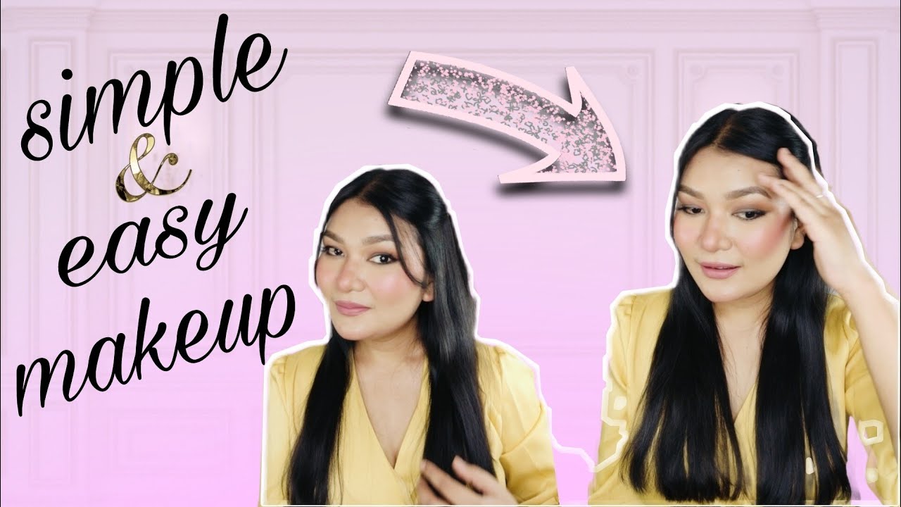 simple makeup Step by Step|office & college,quick&easy look - YouTube