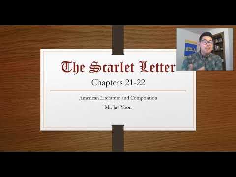The Scarlet Letter chapters 21-22 analysis - YouTube