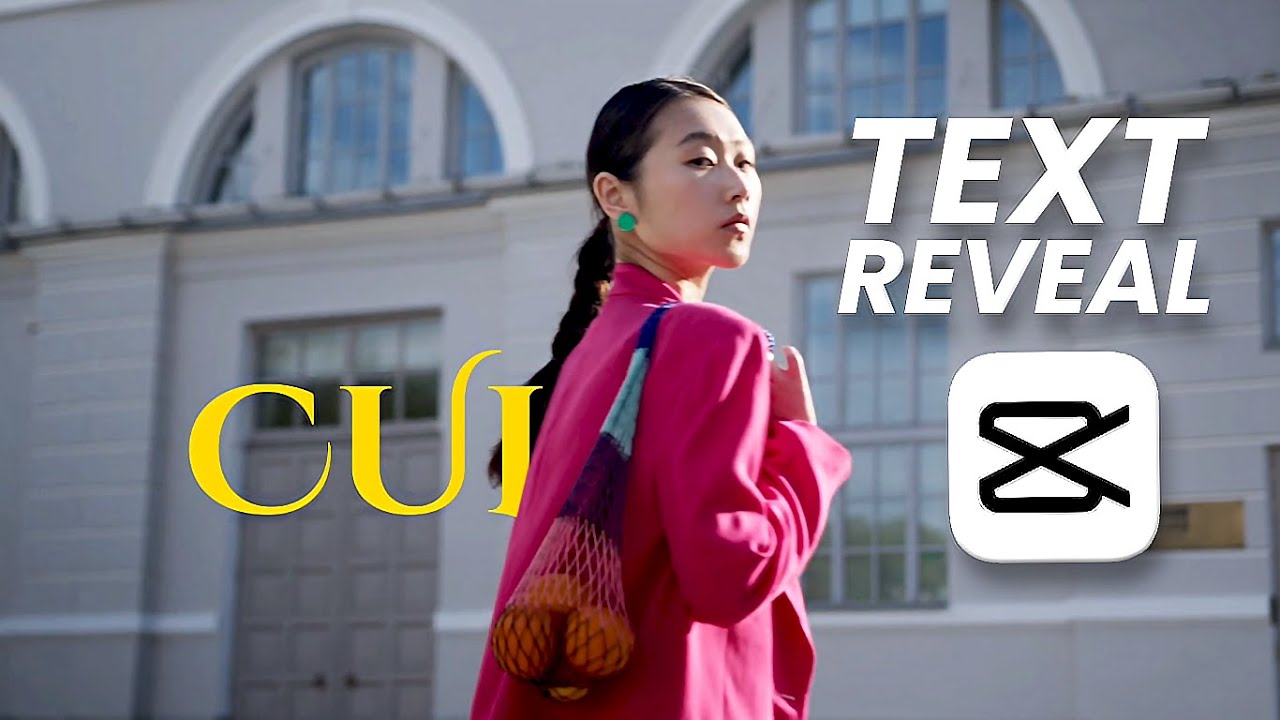 GAMPANG BANGET! Cara Mudah Text Reveal (Munculkan Teks Belakang Objek) di Capcut | Capcut ...