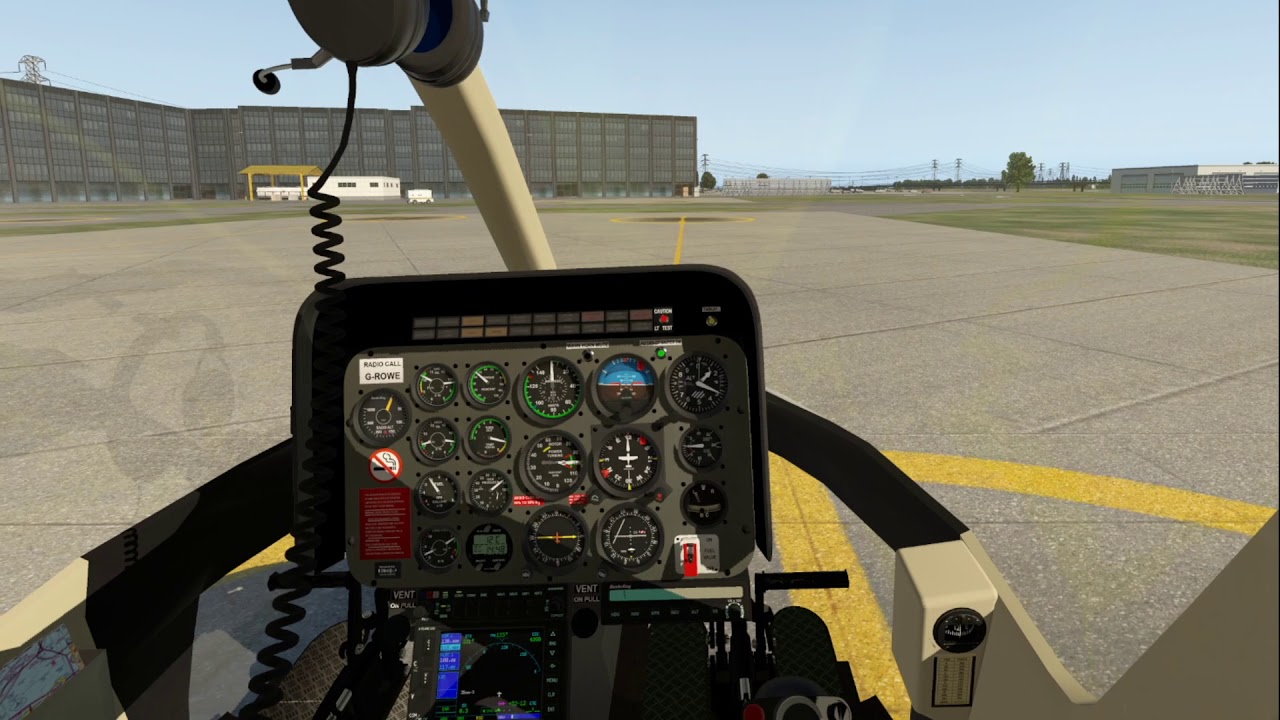 [VR] X-PLANE 11 Bell 206 Hover & Autorotation Practice - YouTube