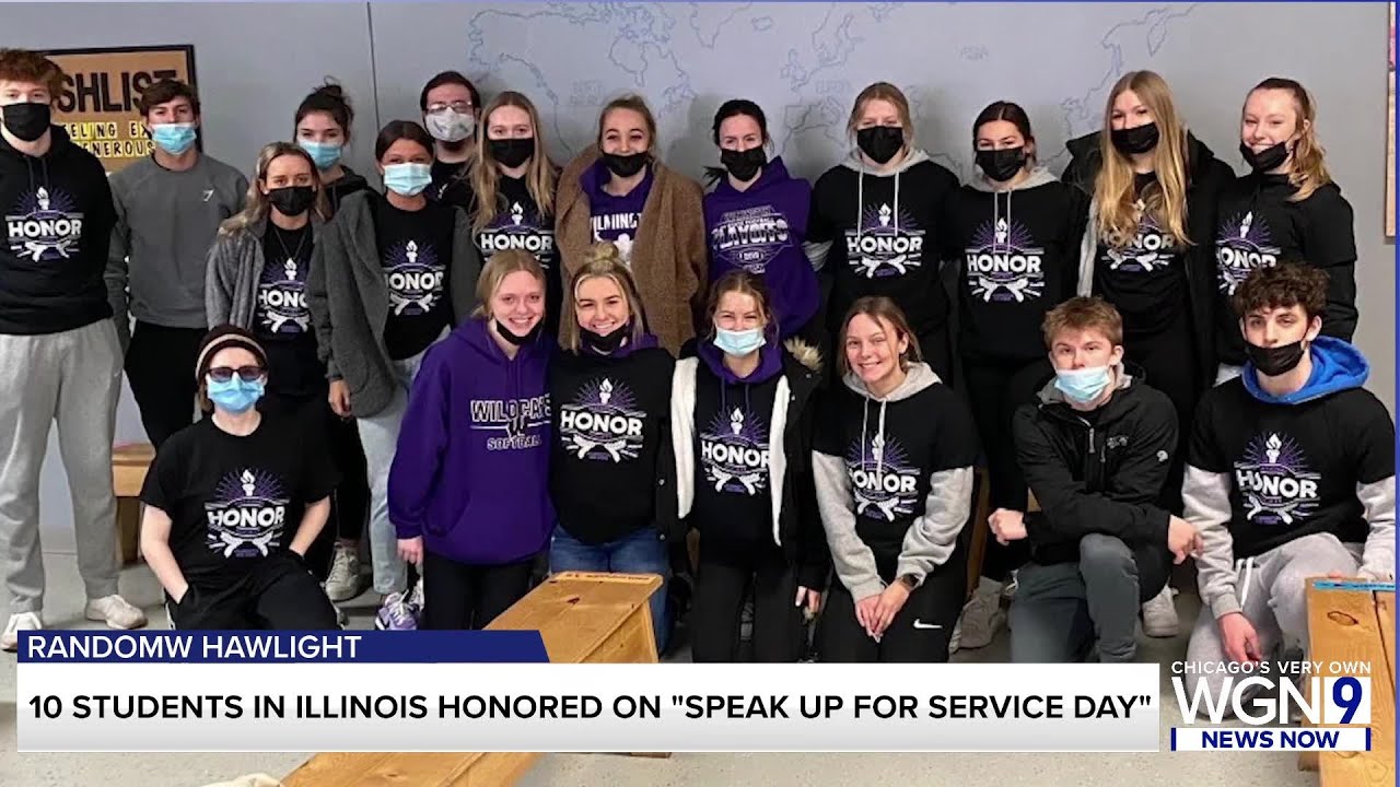 Those honored on "Speak Up For Service Day" are part of this week's ...