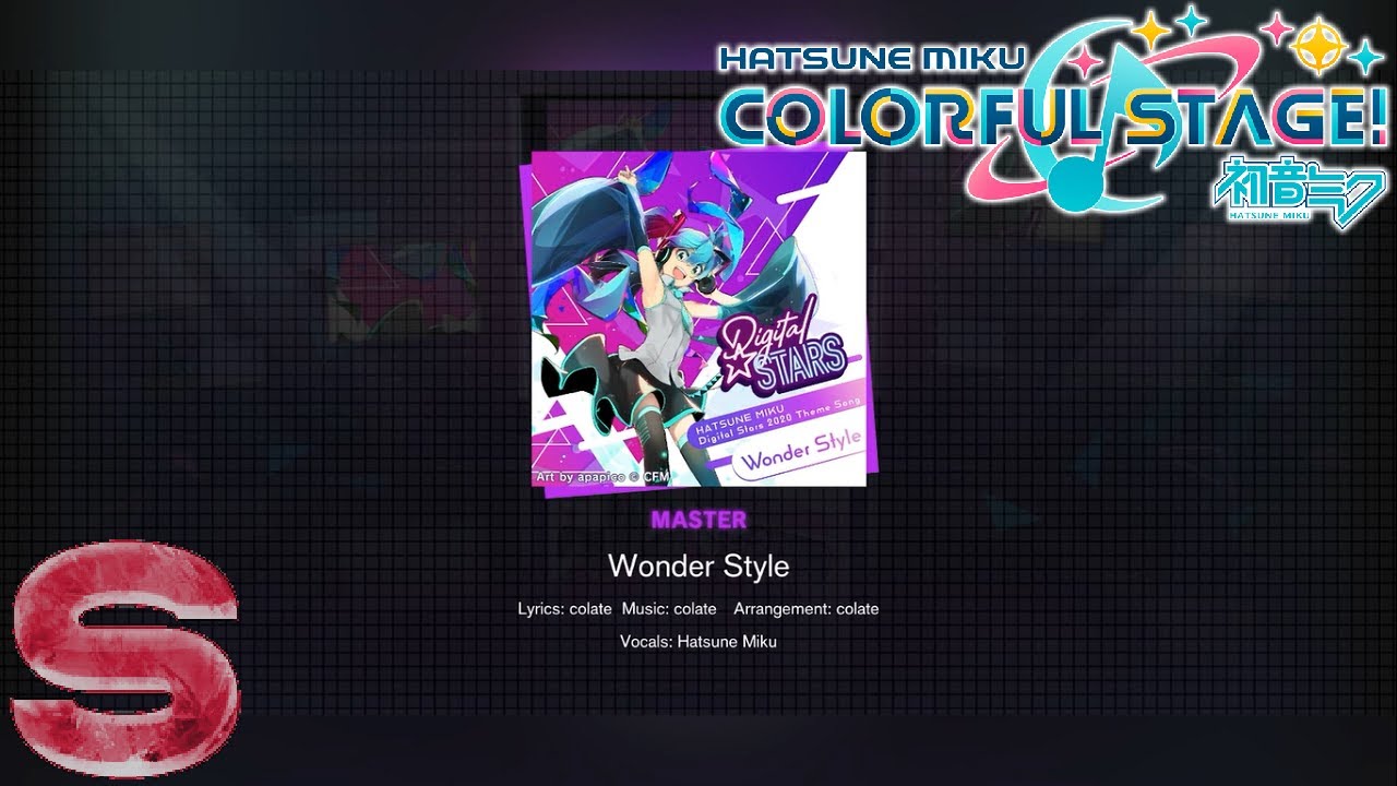 Hatsune Miku: Colorful Stage! - Wonder Style (Master / S-Rank, Full ...