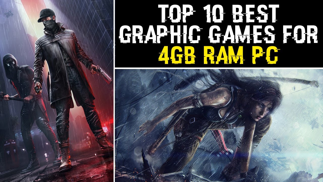 Top 10 best graphic games for 4gb ram PC - YouTube