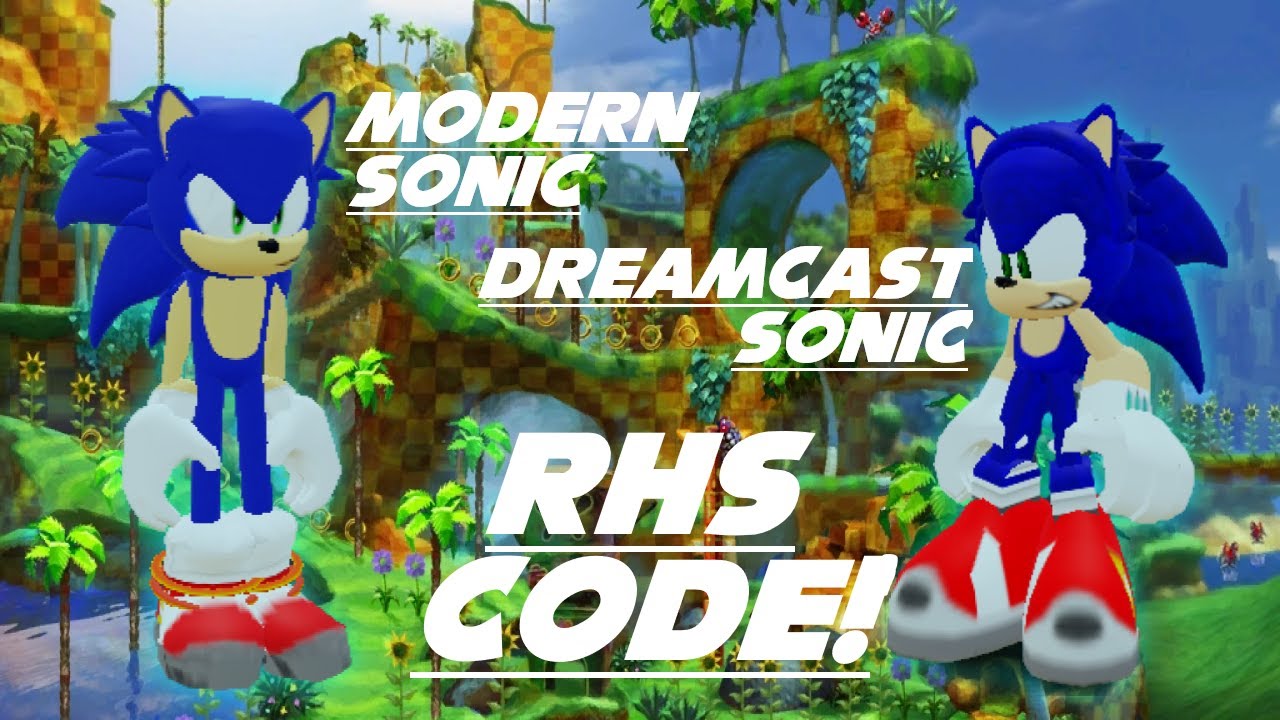 Modern Sonic AND Dreamcast Sonic Code! RHS - YouTube