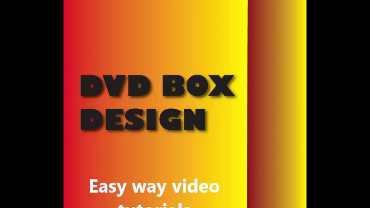 How to Make DVD Box Design illustrator Tutorial 2020 - YouTube