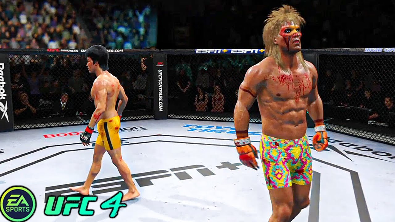 UFC 4 | Bruce Lee vs The Ultimate Warrior(WWE) | EA SPORTS UFC 4 - YouTube