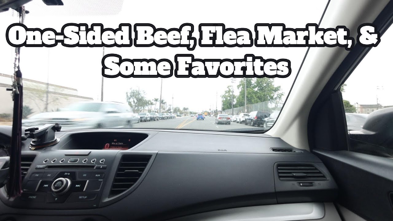 One-Sided Beef, Flea Market Visit, & Some Random Favs - YouTube