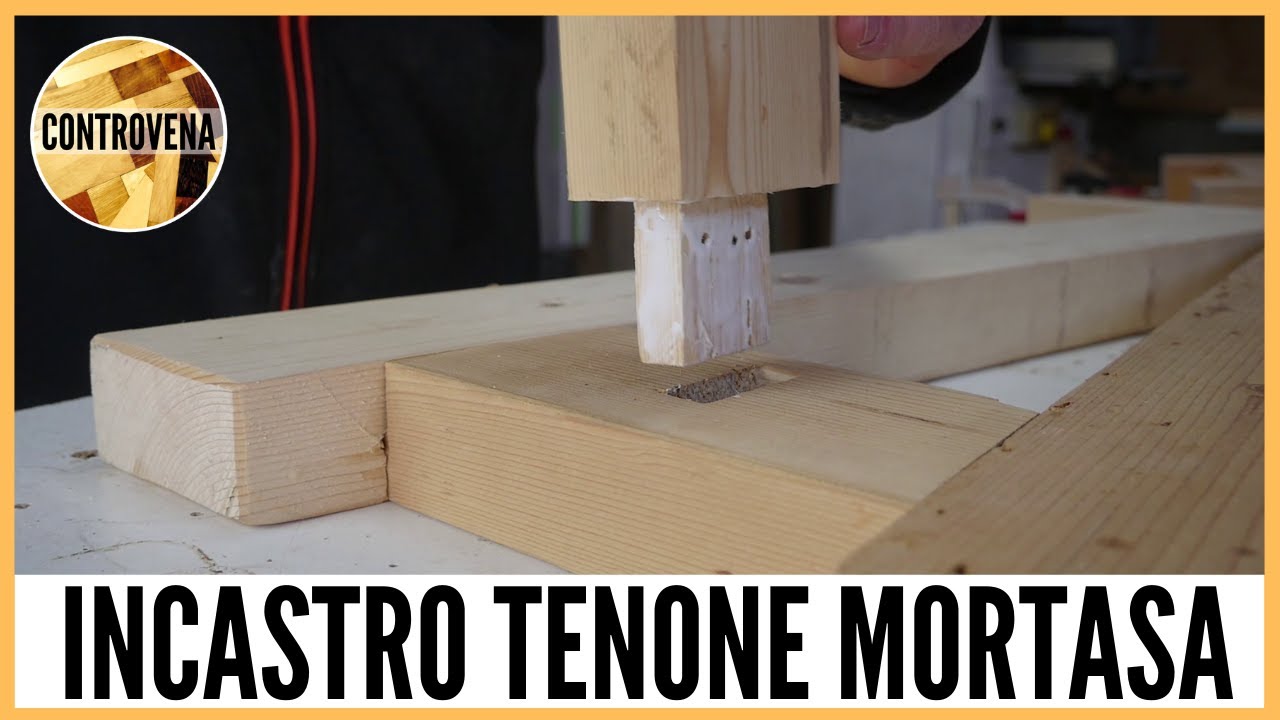 INCASTRO TENONE MORTASA: come è fatto e come realizzarlo | 3 MDF #22 ...