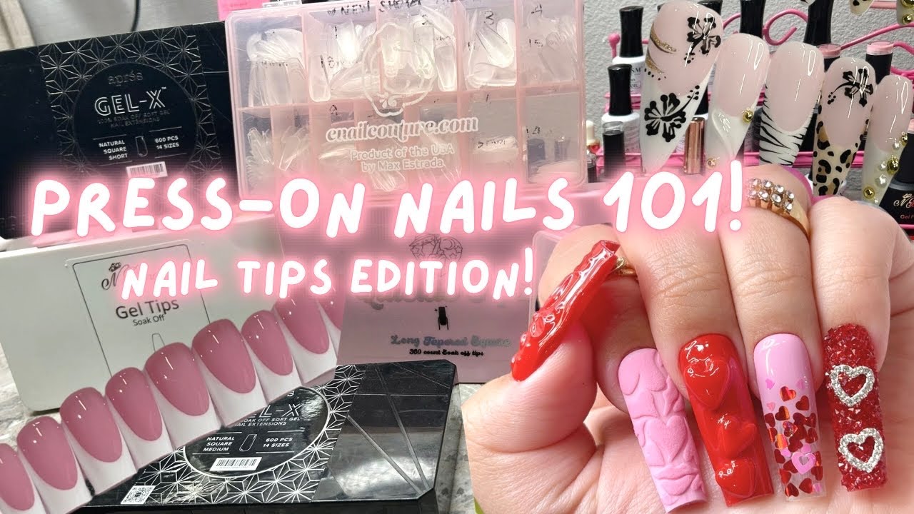 EP4 PRESS ON NAILS 101: Nail Tips Edition! Affordable Nail tips for ...