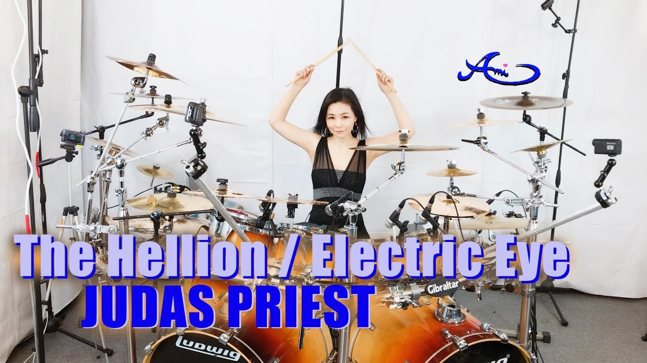 Judas Priest - The Hellion/Electric Eye drum cover by Ami Kim (#73) - YouTube Music