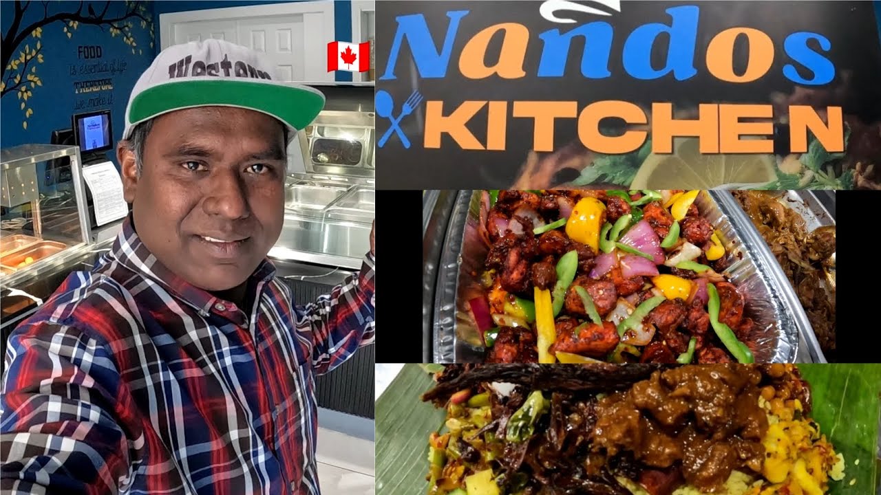 🇨🇦 Nandos Kitchen Catering யாழ்பாண மண்வாசனை விருந்து | கூழ் வேற லெவல் ...