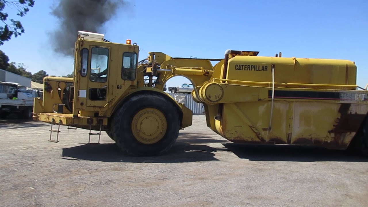 Caterpillar 631B - YouTube