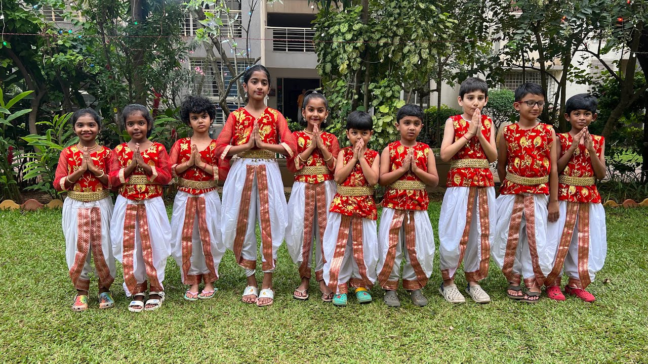 Jay deva jay deva Performance by Manya and friends| Ganesh Chaturthi ...