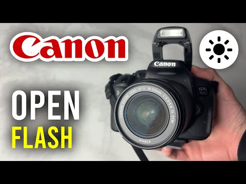 How To Open Flash On Canon Camera - Full Guide