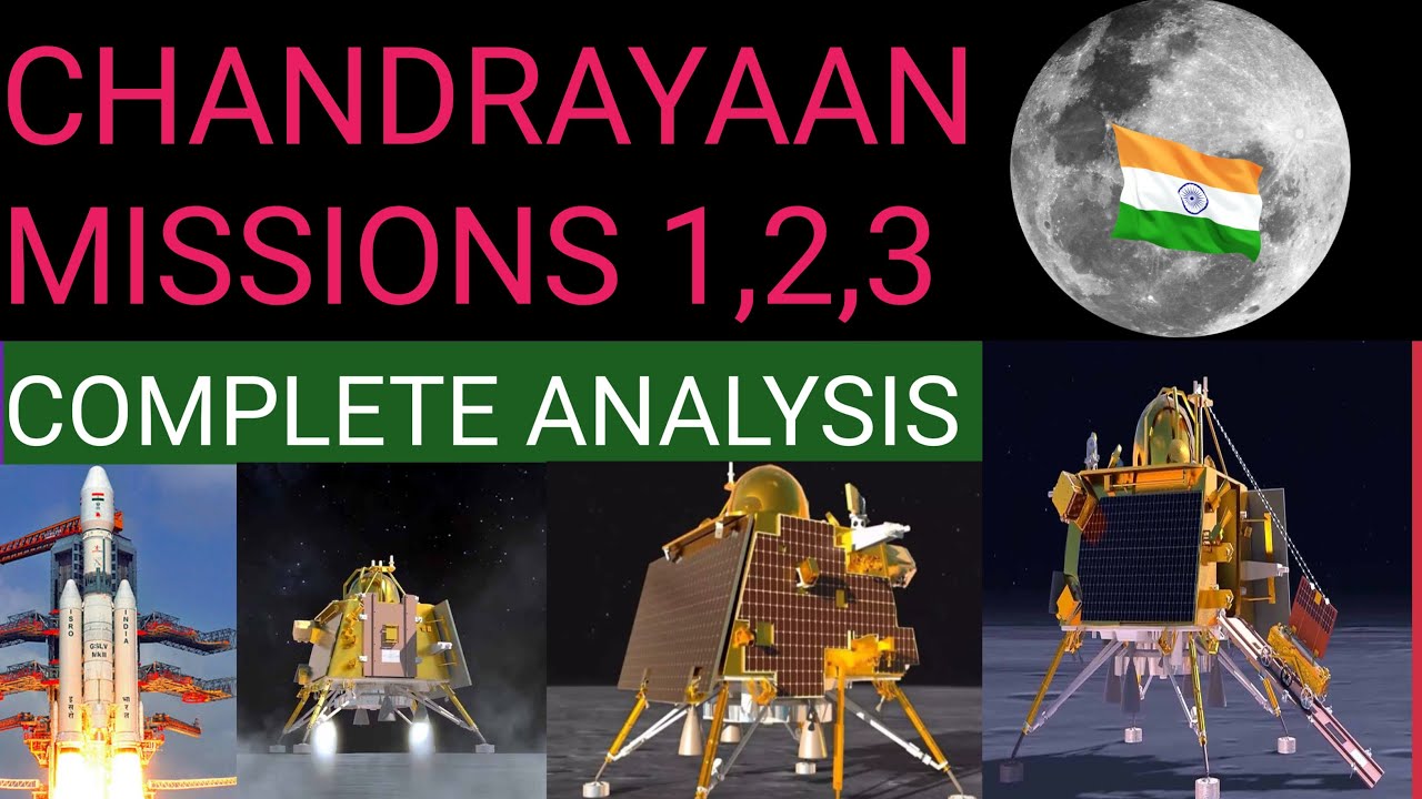 CHANDRAYAAN MISSION COMPLETE INFORMATION.CHANDRAYAAN 1, CHANDRAYAAN 2 ...