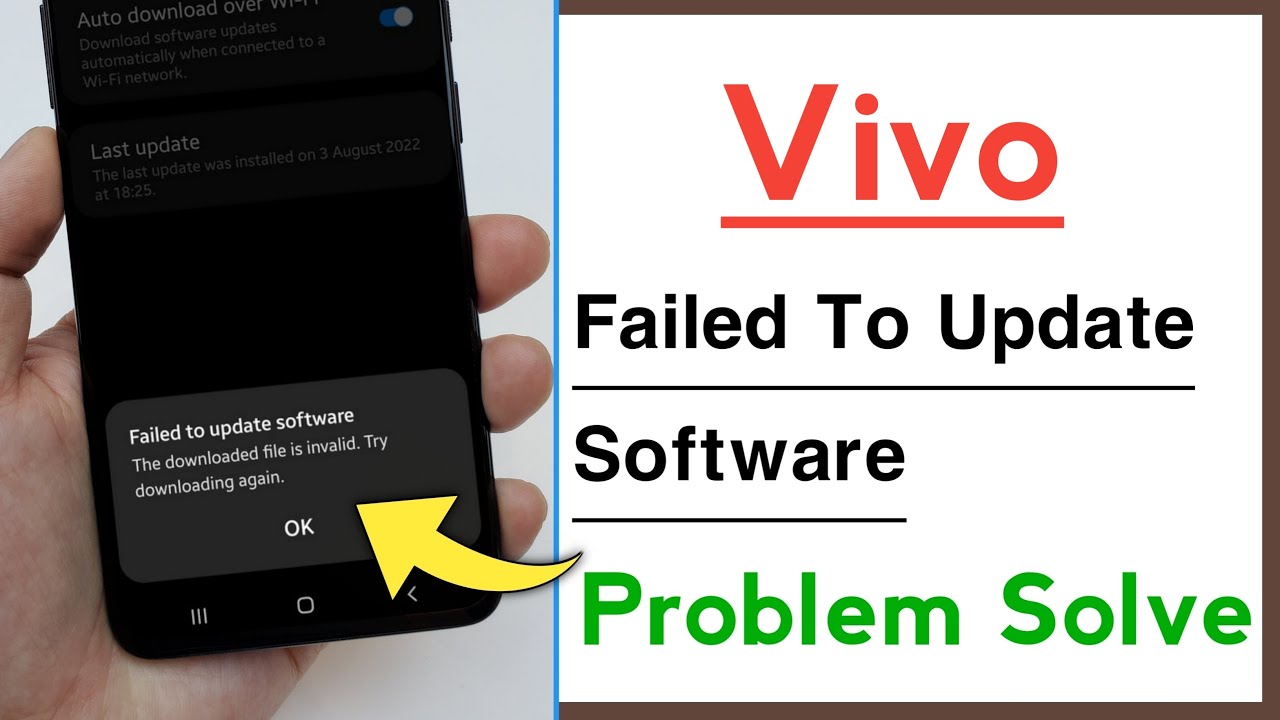 Vivo Phone Failed To Update Software Problem Solve - YouTube